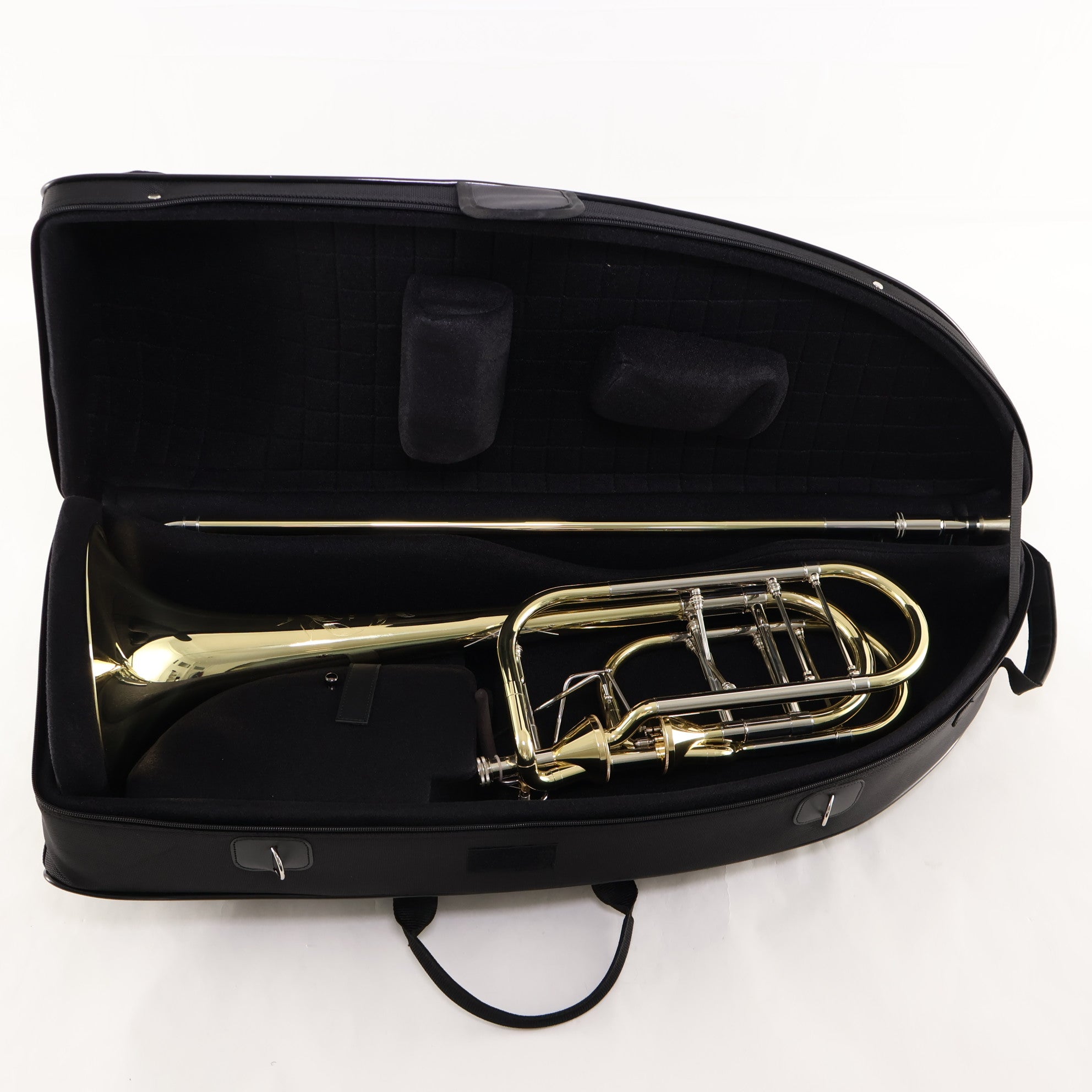 S.E. Shires Model Q36YA Q Series Bass Trombone with Dual Axial Flow Va ...