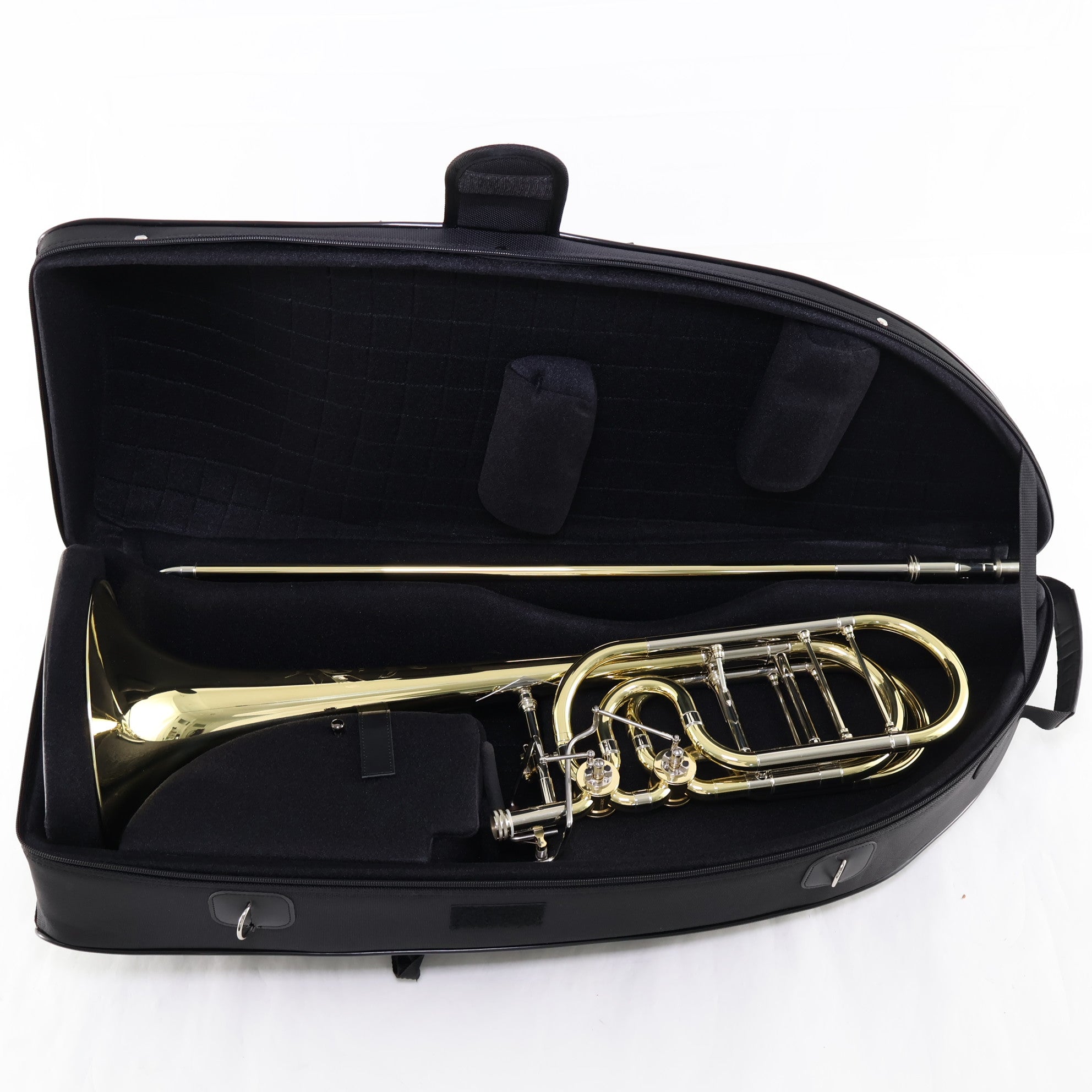 S.E. Shires Model STBQ36YR Q-Series Bass Trombone Dual Rotary Valves ...